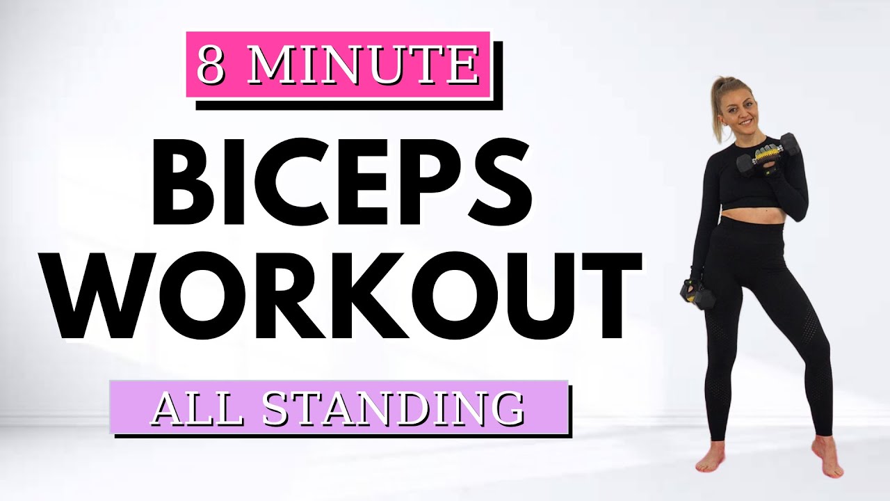 🔥8 Min BICEPS WORKOUT🔥TONE & SCULPT🔥LET`S GET SHREDDED SERIES🔥Biceps ...