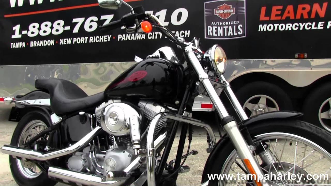 Used 2005 Harley-Davidson Softail FXST for sale custom - YouTube