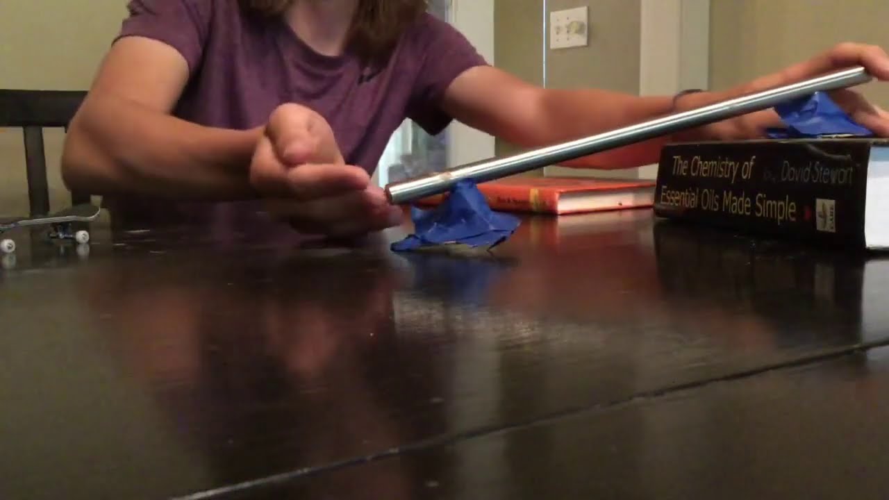 Cheap and Easy DIY fingerboard rail / how to ) - YouTube