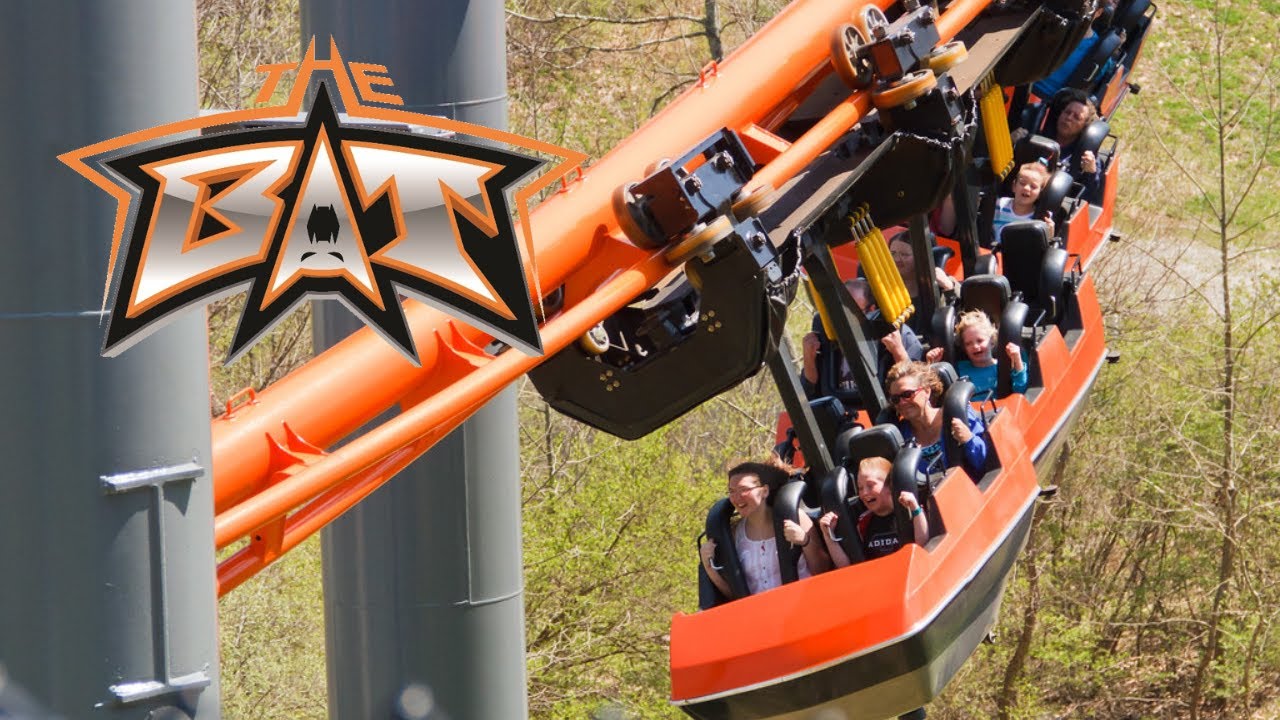Bat at Kings Island Review Classic Arrow Suspended Coaster - YouTube