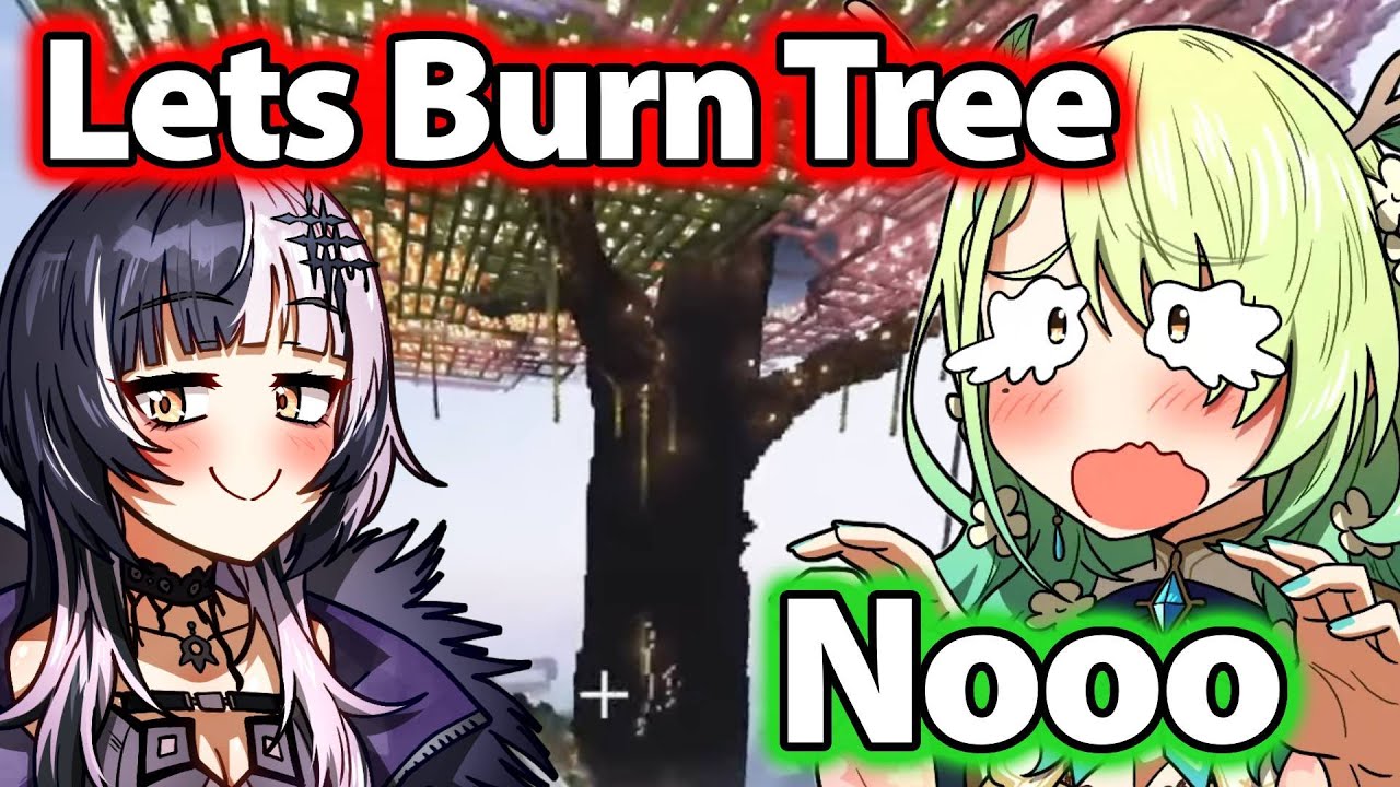 Shiori wants to burn the Fauna world tree【Hololive EN】 - YouTube