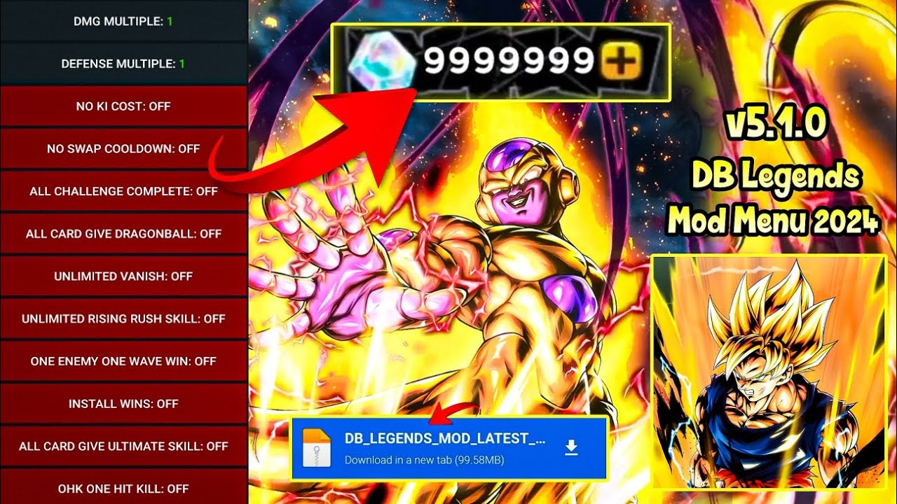 Dragon Ball Legends Mod Menu 5.1.0 - DB Legends Mod Menu 5.1.0 Ultra ...