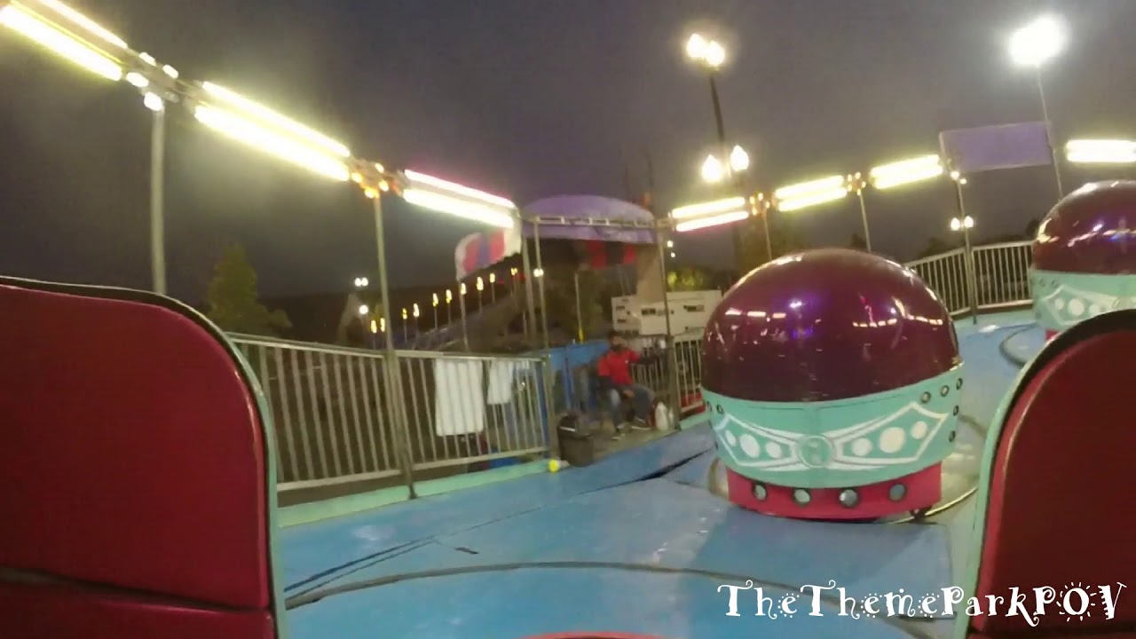 Tilt-A-Whirl On-Ride (Night HD POV) Utah State Fair - YouTube