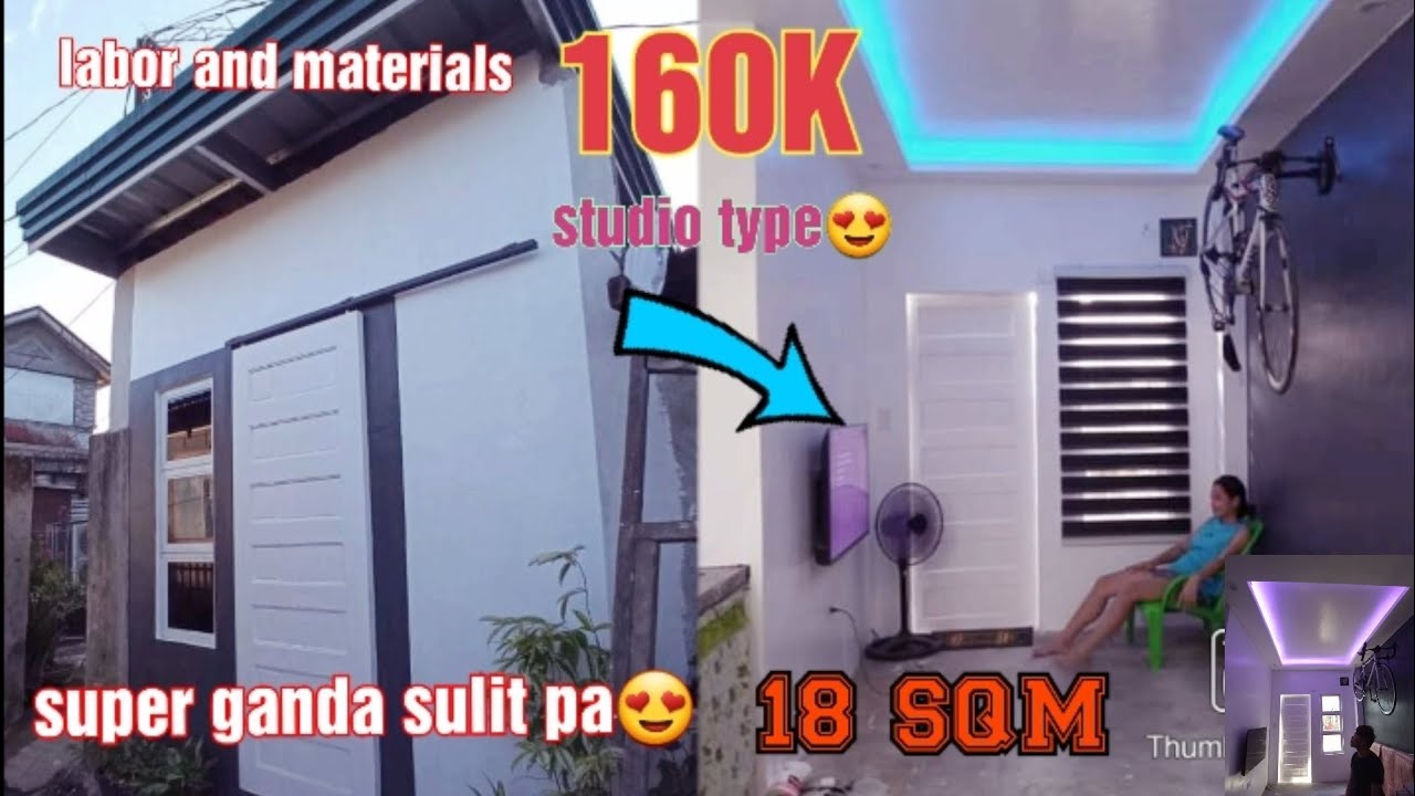 18 square meters/3x6 meters worth 160k labor & material,maliit lang ...