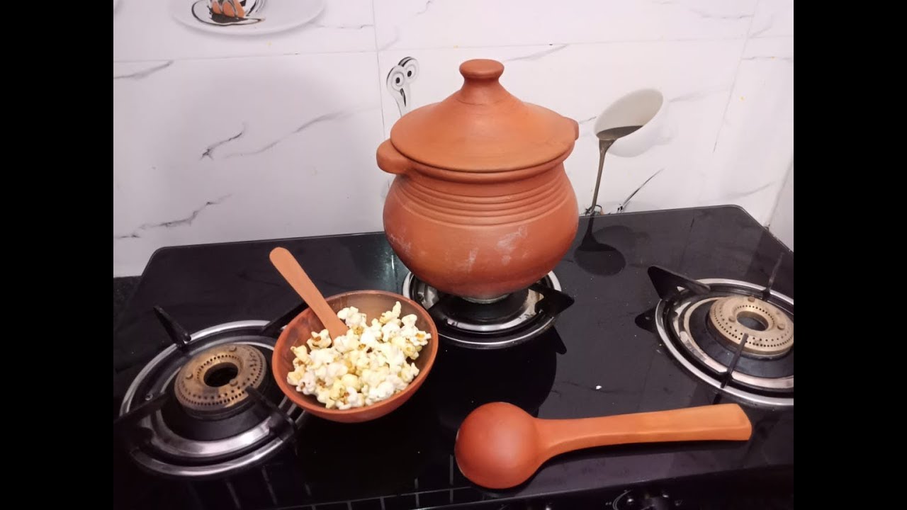 Amazing Popcorn in clay Deep pot | मिट्टी के बर्तन में अद्भुत पॉपकॉर्न ...