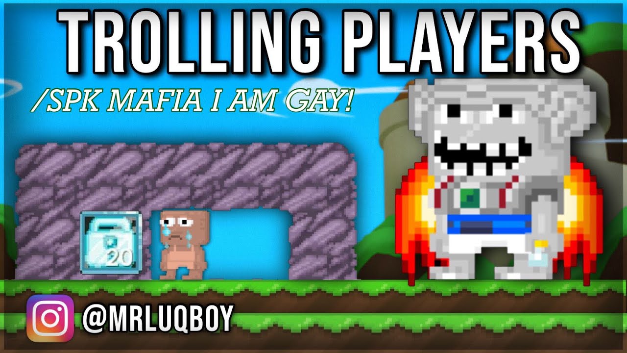 Trolling players in Growtopia so funny 😂 | Growtopia - YouTube