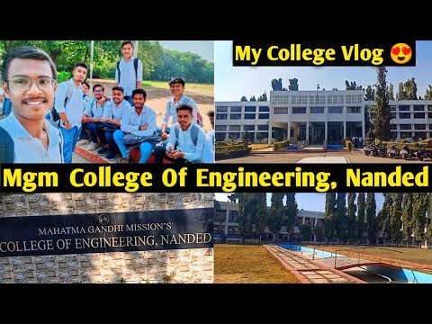 My College Vlog | Mgm College Of Engineering, Nanded | College and ...