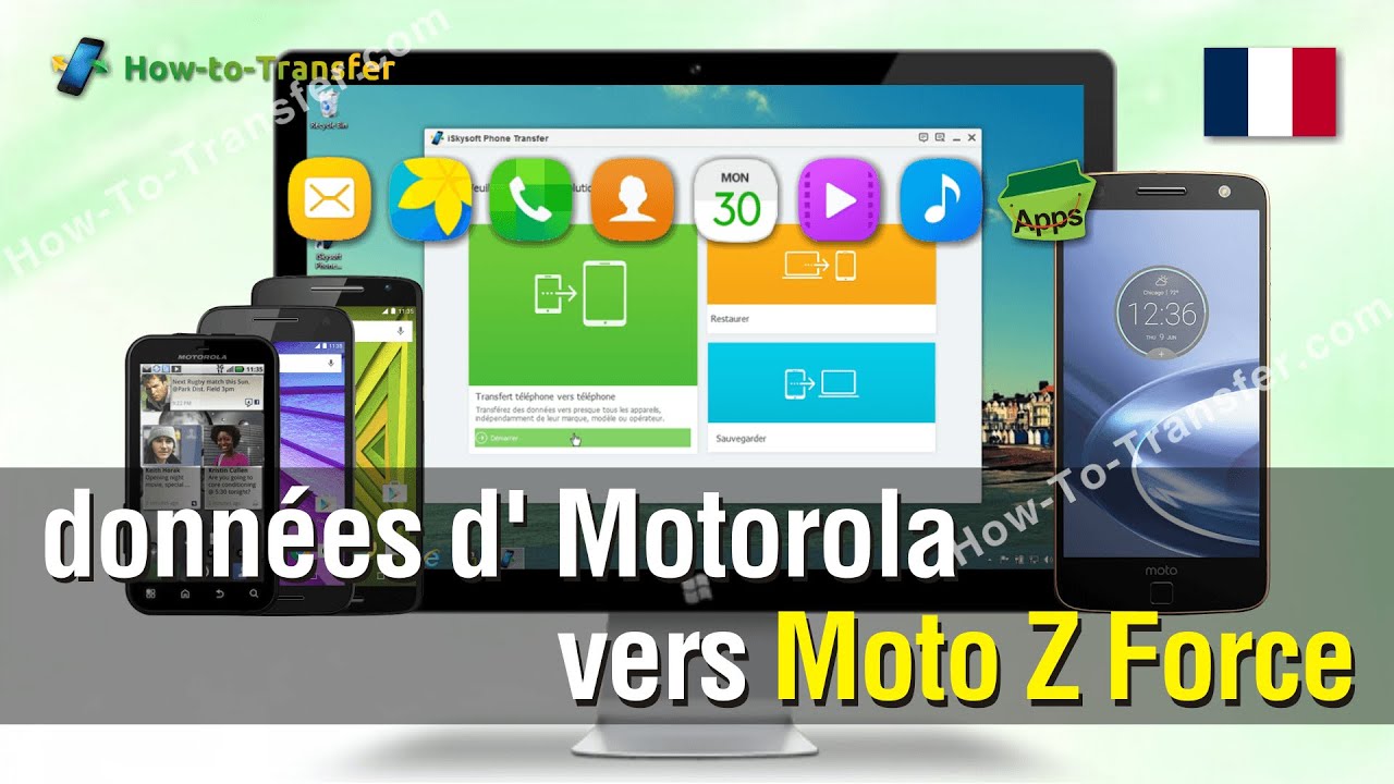 Comment transférer des données d’ Motorola vers Moto Z Force - YouTube