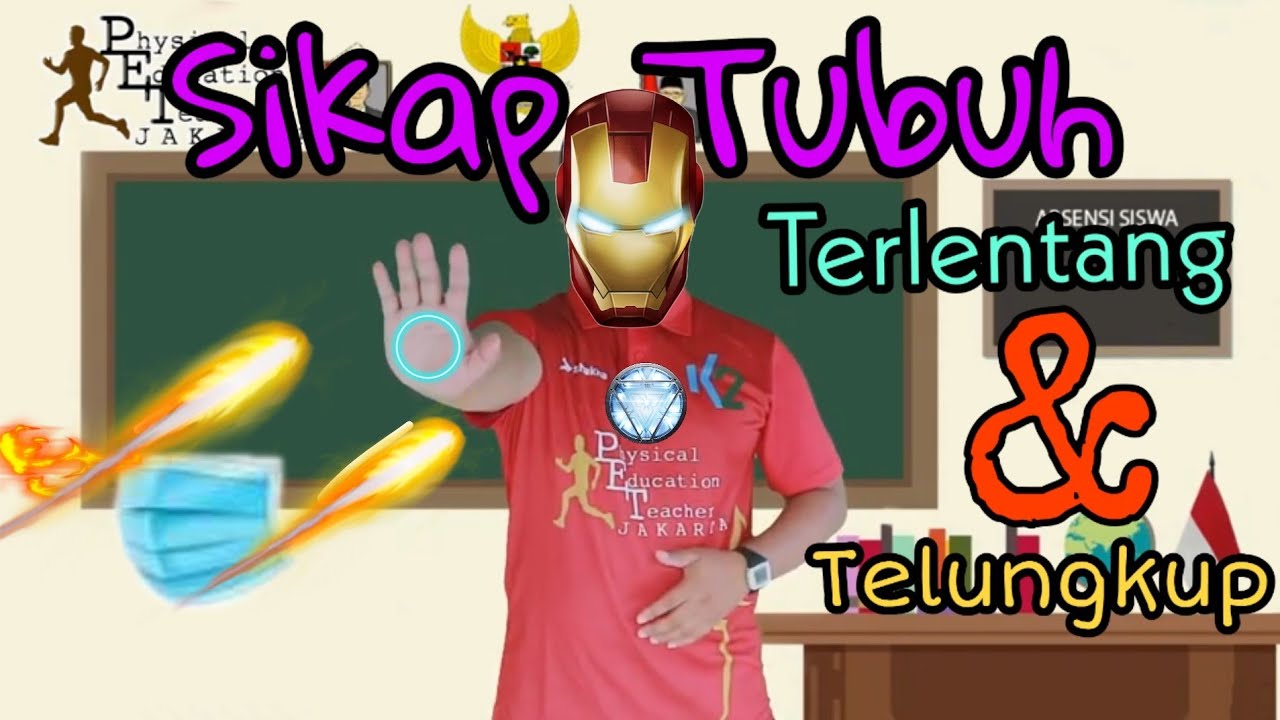 Pembelajaran Sikap Tubuh Terlentang dan Telungkup - YouTube
