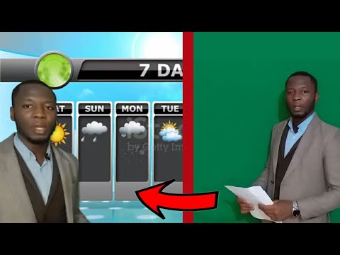 How Weather Forecast is Created Using Green Screen Tricks in OBS Studio ...