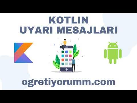 Android Mobil Programlama Dersleri Kotlin #25 Kotlin Uyarı Mesajları (AlertDialog) - YouTube