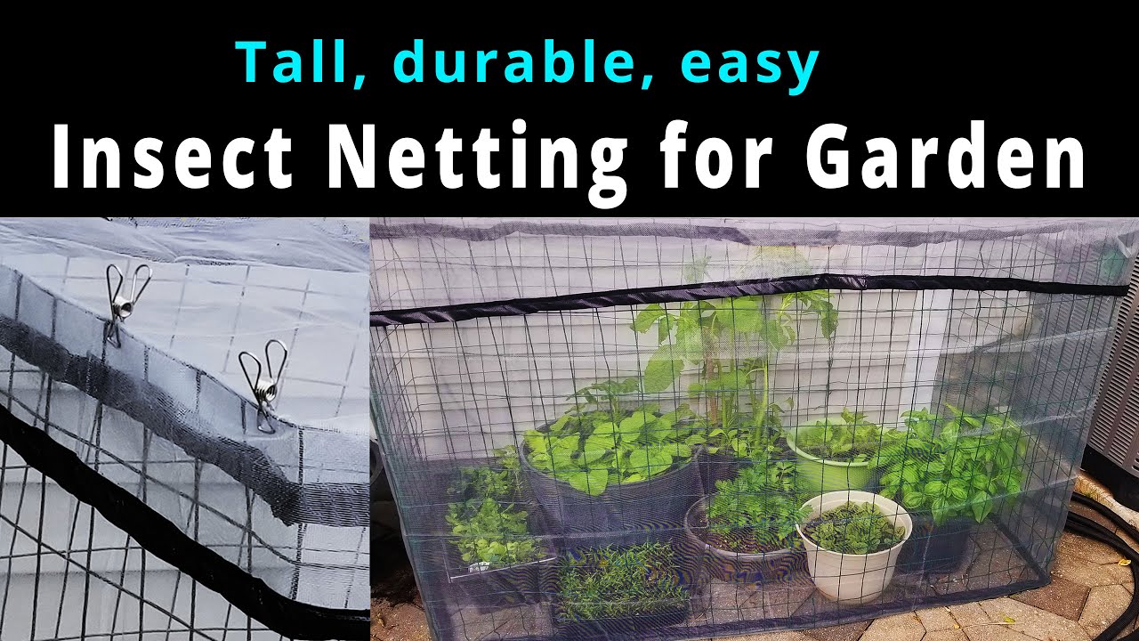 Insect Netting for garden - DIY Reusable, easy to store, customizable ...