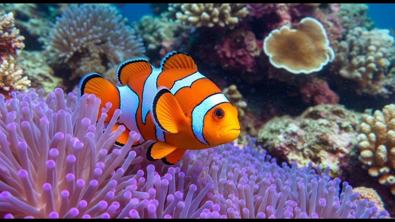 Ocean Aquarium 8K HDR | Unseen Deep‑Sea Creatures | Calming music ...