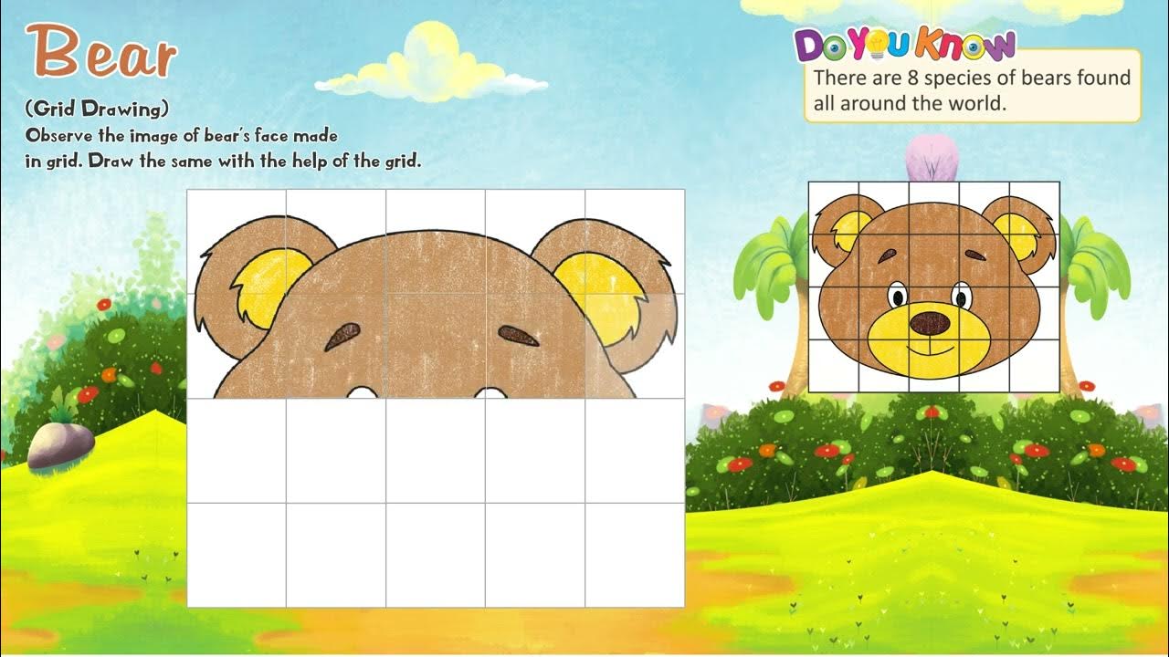 Bear_(grid_Drawing)_@DigitalIndia220 - YouTube