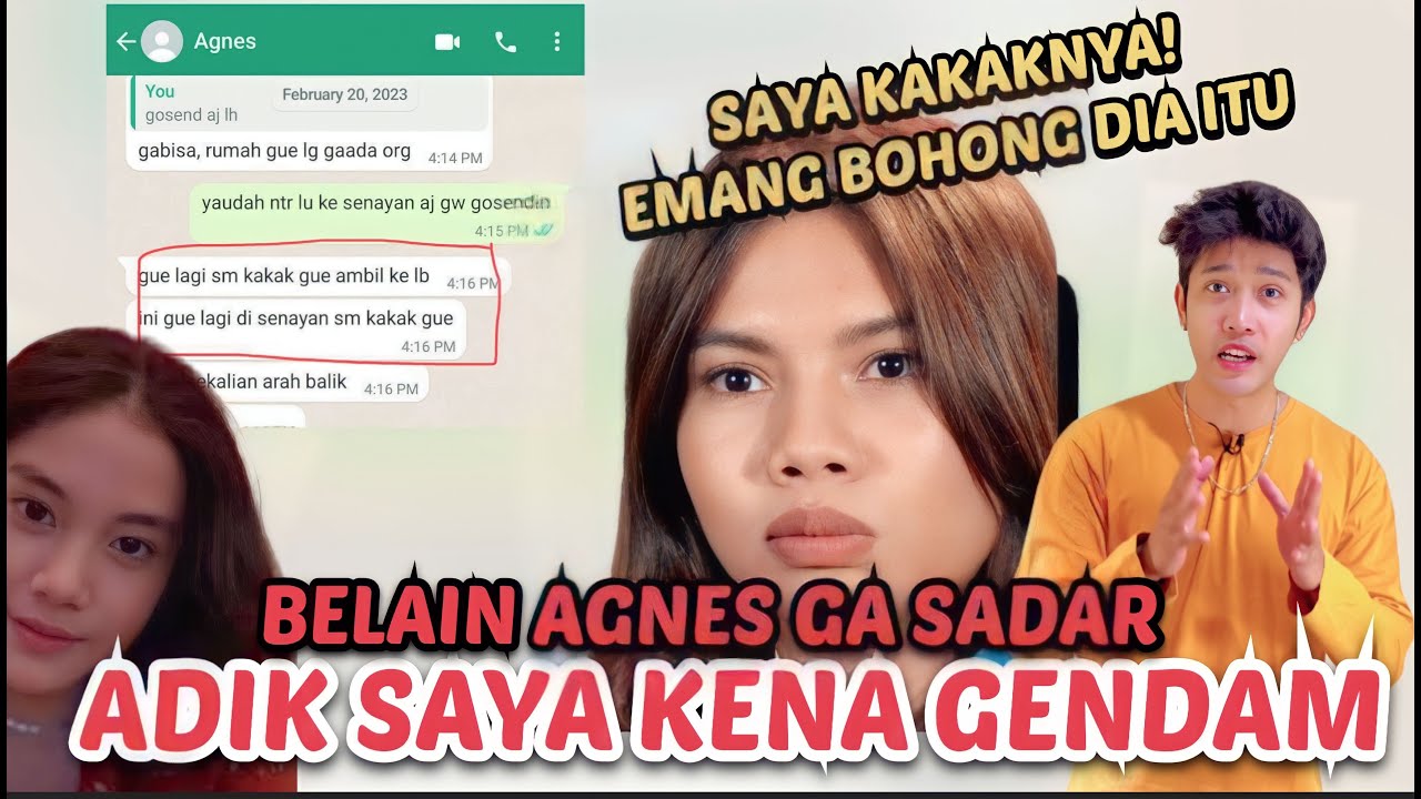 KAKAK AGNES IKUTAN JEBAK DAVID DI CHAT? TIDAK ADA KATA DAMAI - YouTube