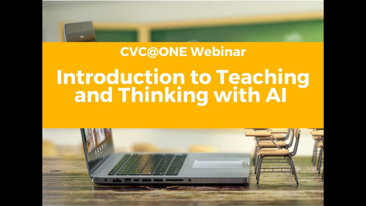 Introduction to Teaching and Thinking with AI - YouTube