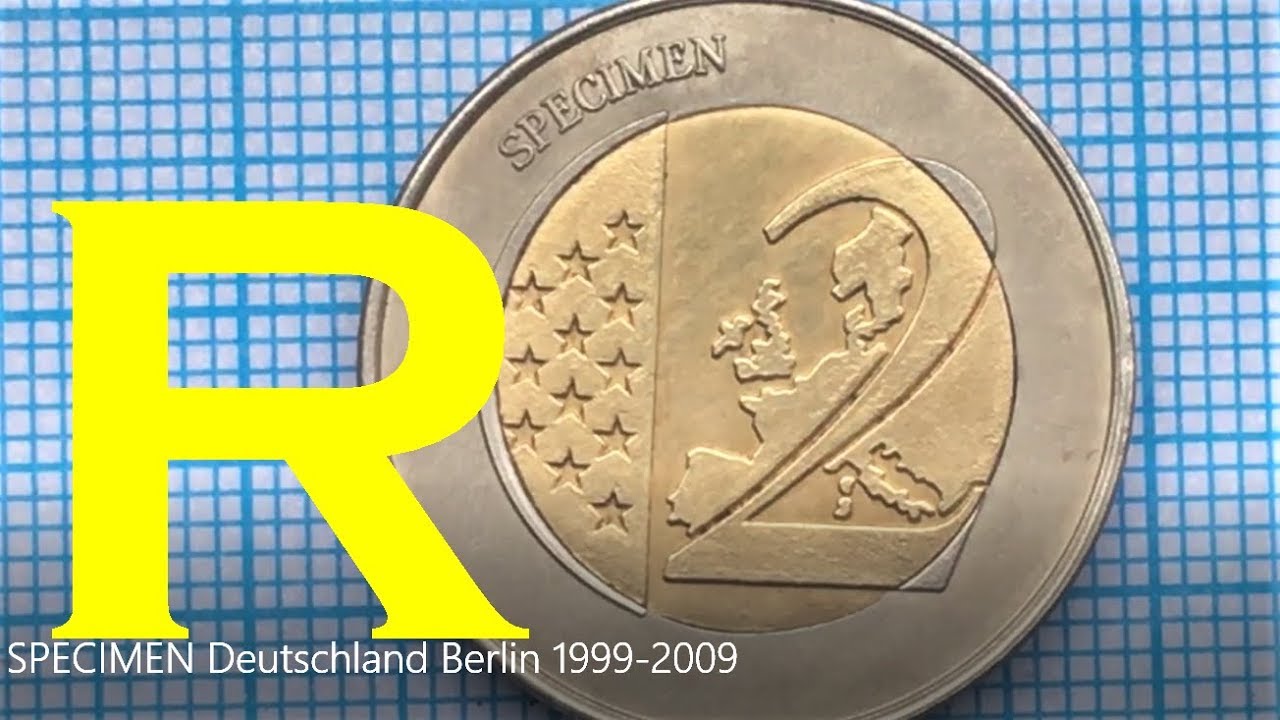 SPECIMEN Specimen - europroba 2 euro Germany - YouTube