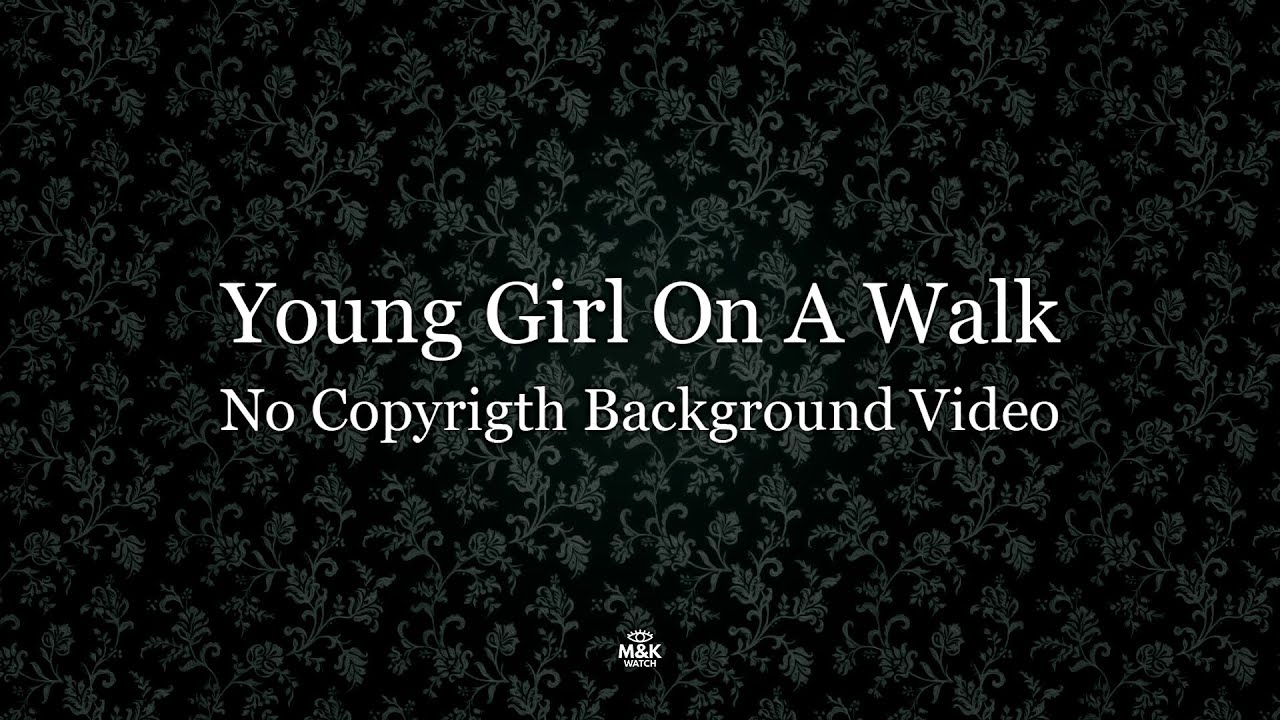 No Copyright Background Young Girl On A Walk Video - Free Stock Footage ...