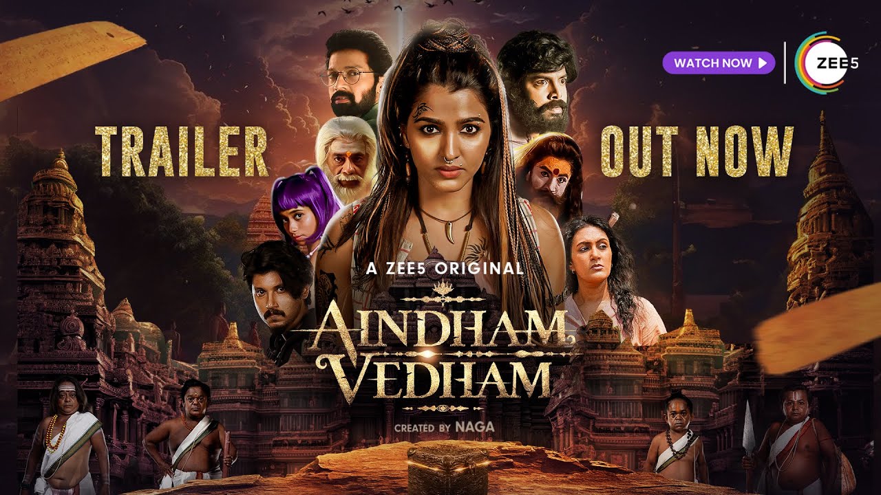 Aindham Vedham New Trailer (Tamil) | ZEE5 | Sai Dhanshika | Naga ...