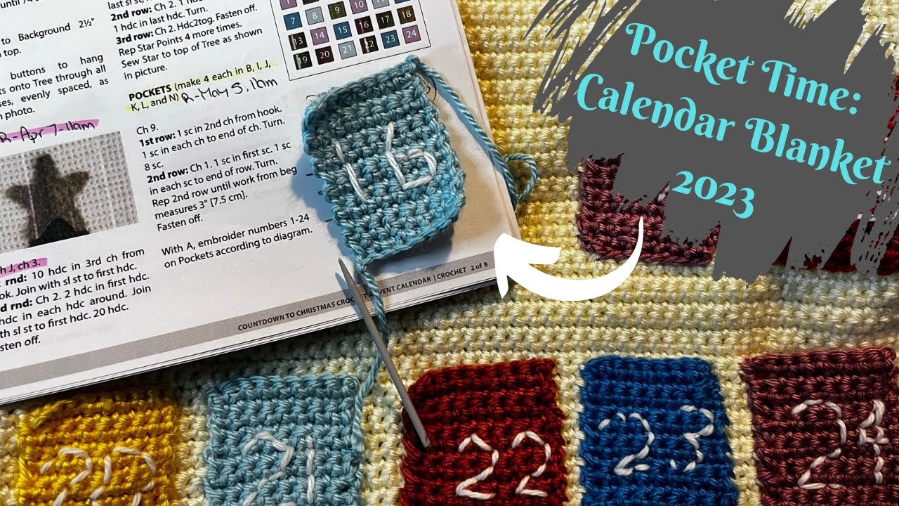 Step 5: Calendar Blanket Pockets!! - YouTube