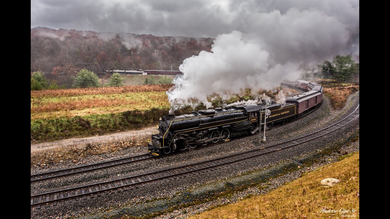 Reading and Northern 2102 @ Jim Thorpe JCT! - YouTube