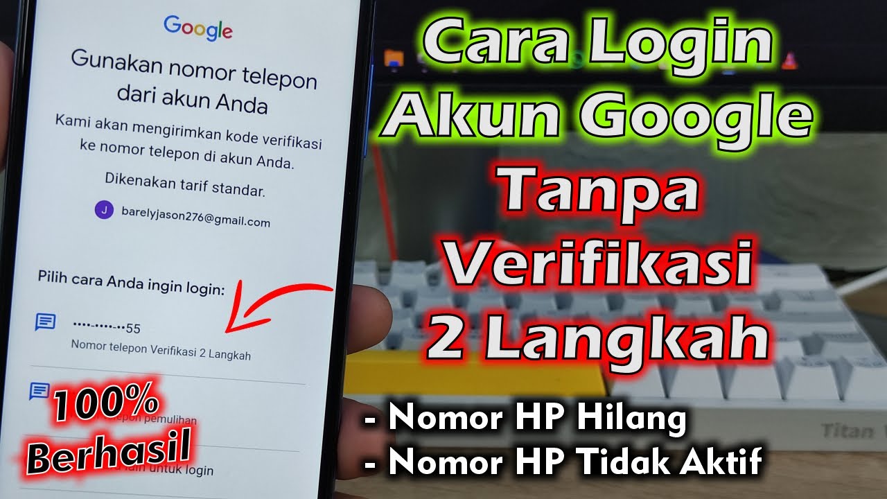 Cara Login Akun Google Tanpa Verifikasi 2 Langkah - YouTube