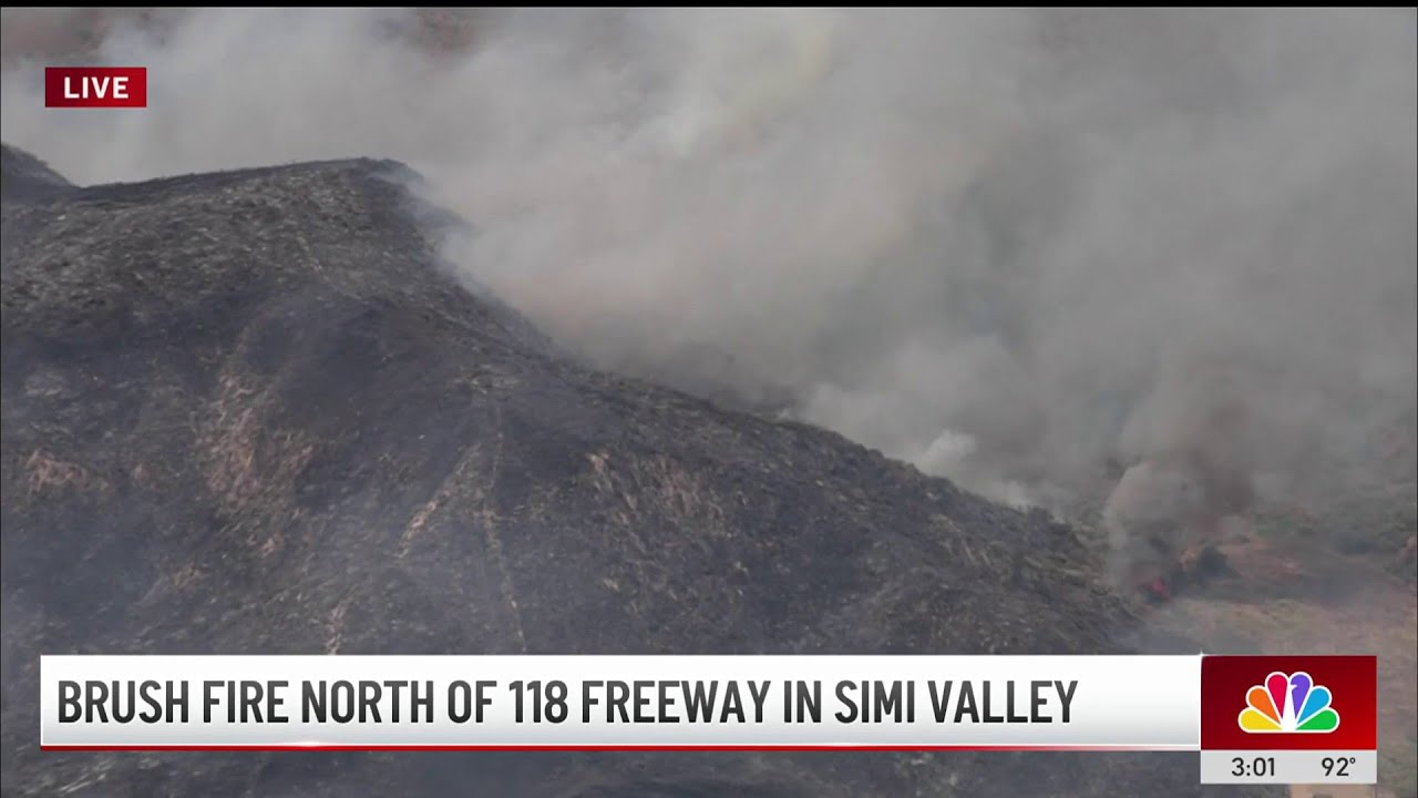 Evacuation order issued in Simi Valley near Sharp Fire - YouTube