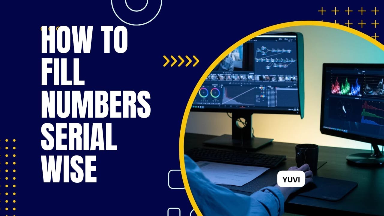 How To Fill Numbers Serial Wise YouTube How To Fill Numbers Serial Wise YouTube