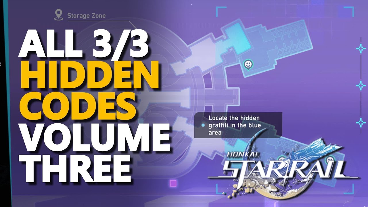 All 3 Volume Three Hidden Codes Storage Zone Honkai Star Rail - YouTube