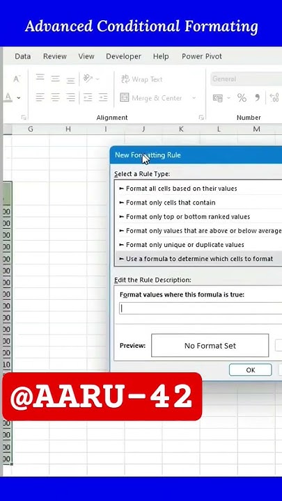 Advance coditional format #shortvideo #excel #exceltips #exceltricks #excelshorts #shorts #short ...