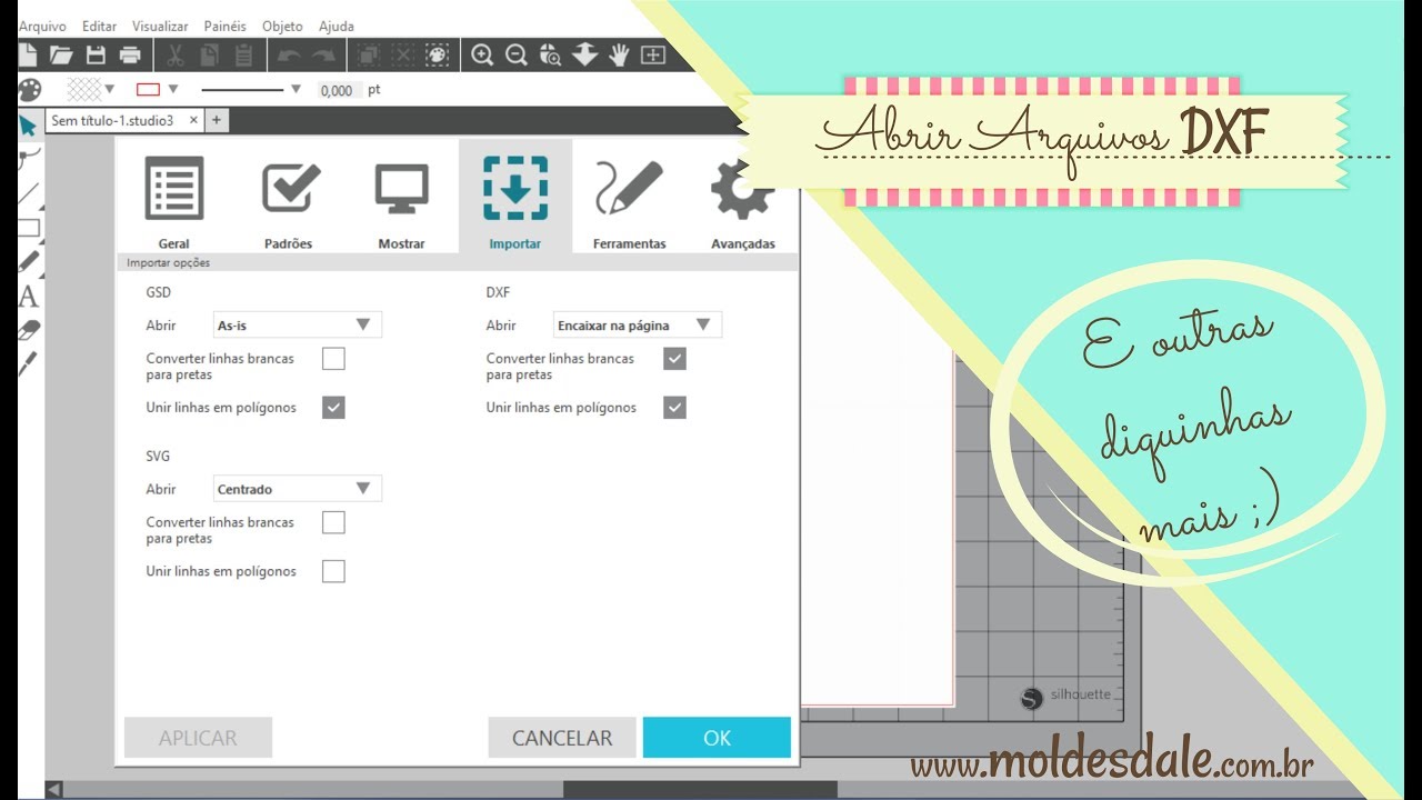 Como Abrir arquivos de Corte no Formato DXF - YouTube