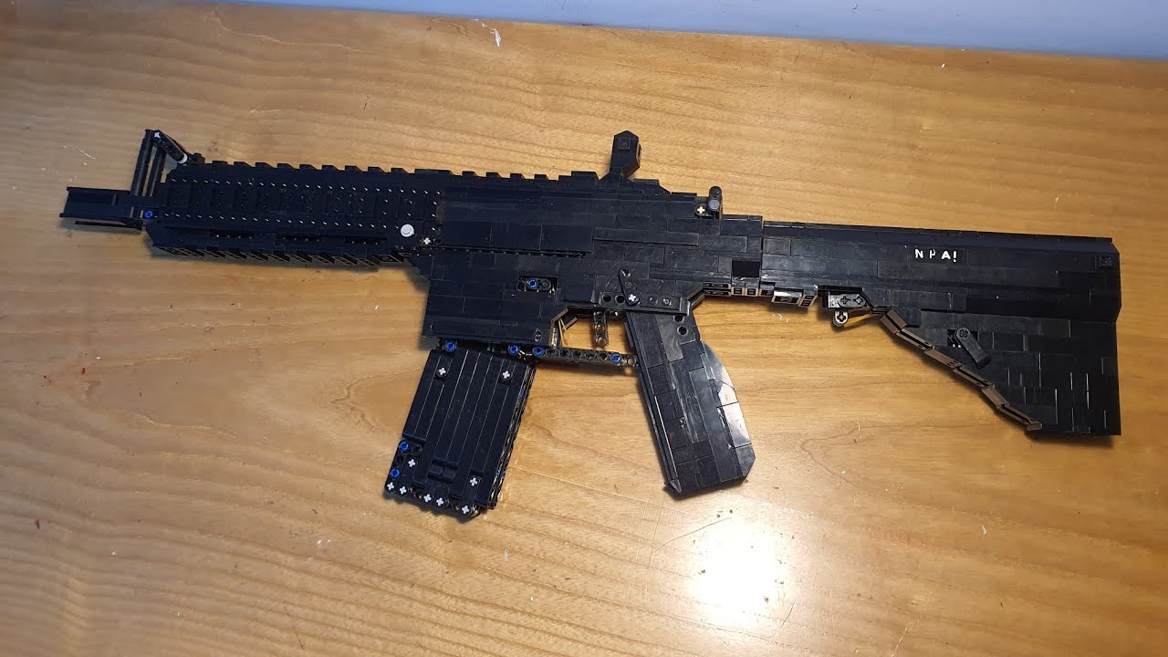 Lego AR15/MK18/M4A4 + TUTORIAL FOR SIGHTS AND STOCK - YouTube
