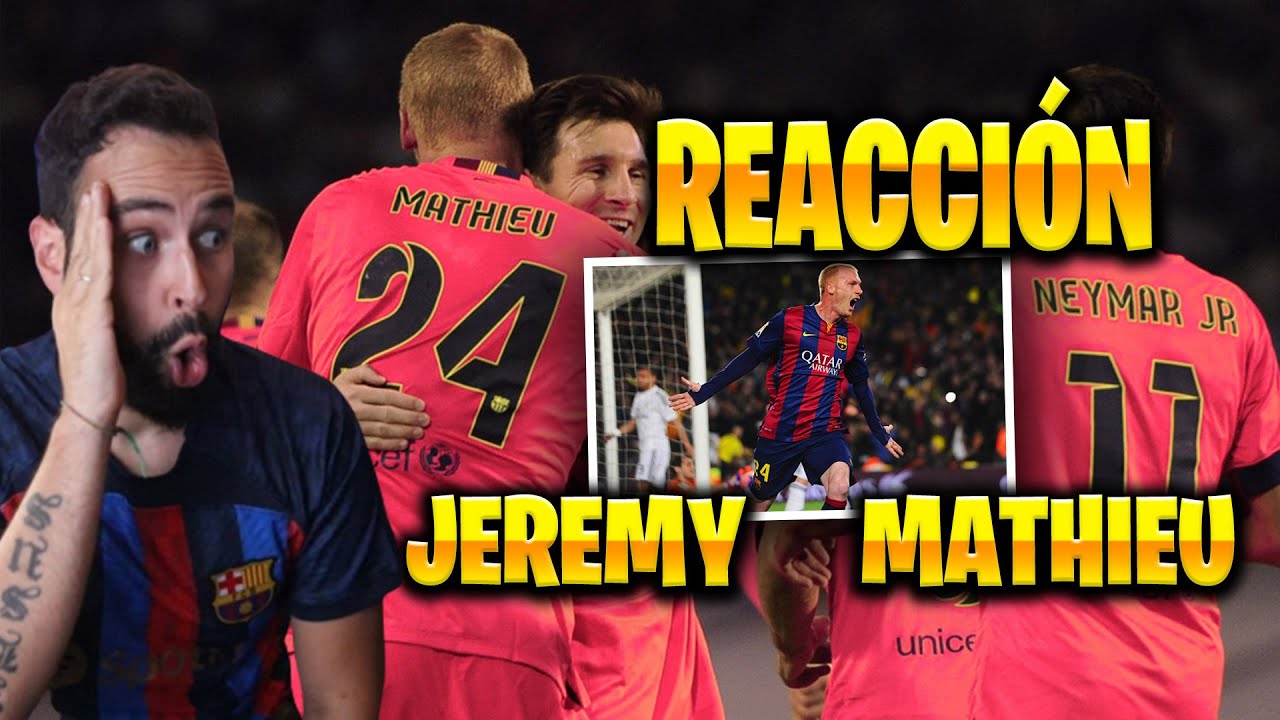 REACCIONANDO A JEREMY MATHIEU!! ERA IMPRESIONANTE!!! - YouTube