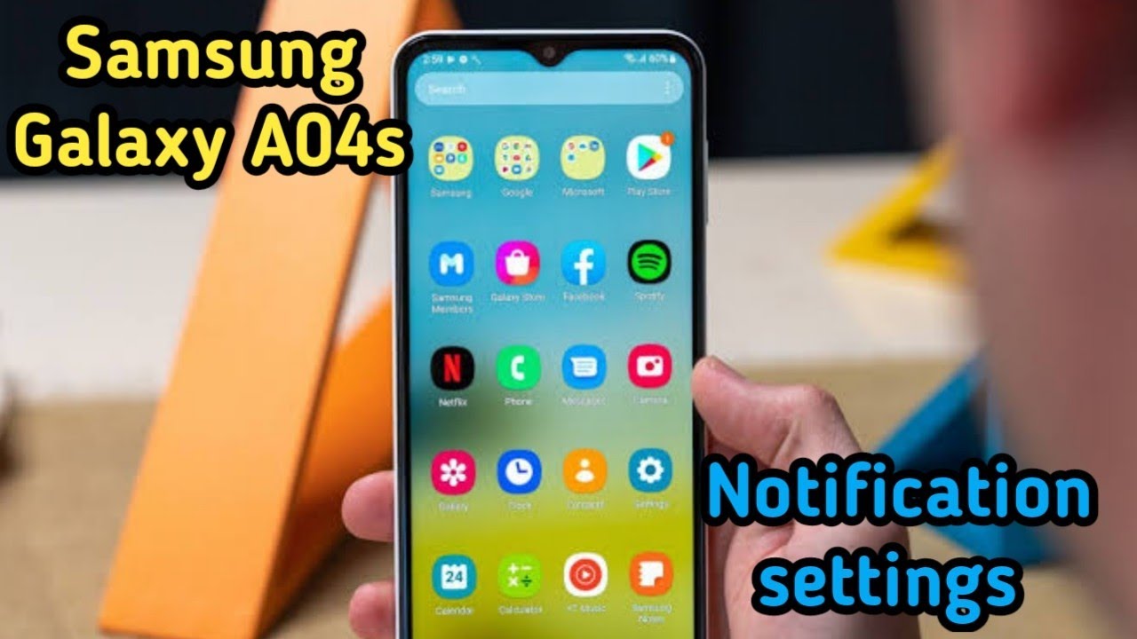 Notification Setting In Samsung Galaxy A04s , Change Notification ...