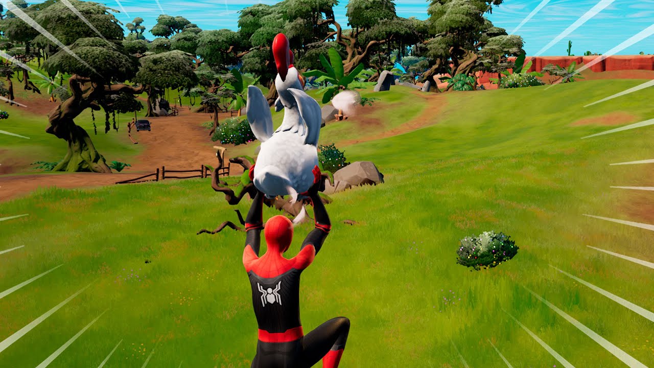 VUELA CON UN POLLO FORTNITE CAPITULO 3 - YouTube