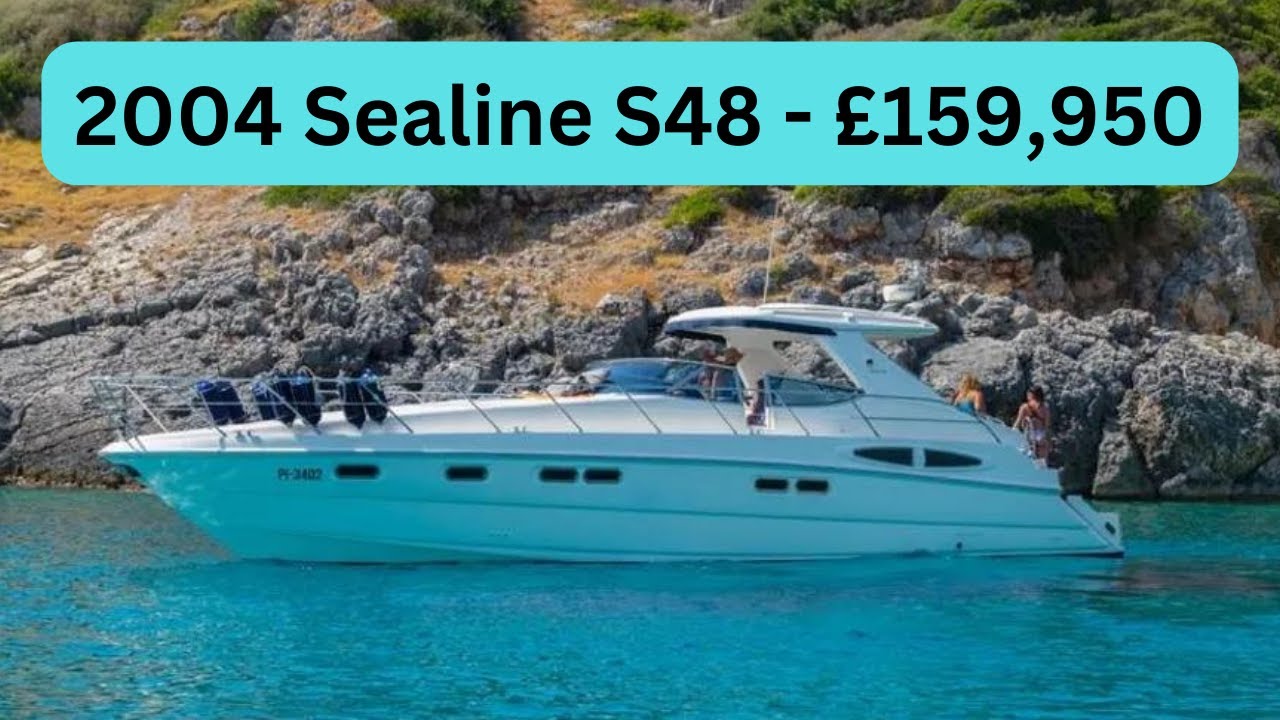 Boat Tour - 2004 Sealine S48 - £159,950 - YouTube