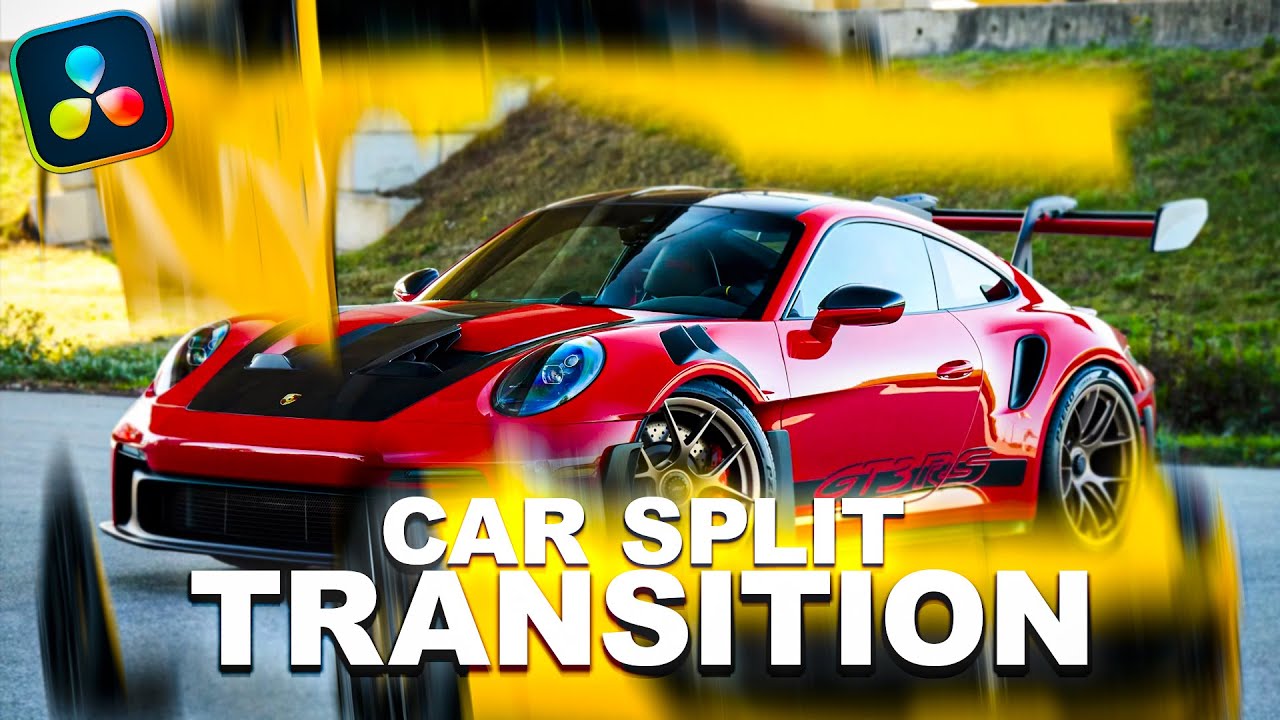 Insane Car SPLIT Transition - DaVinci Resolve - YouTube