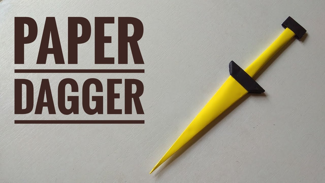 How To Make Paper Dagger Easy Tutorials YouTube how-to-make-paper-dagger-easy-tutorials-youtube