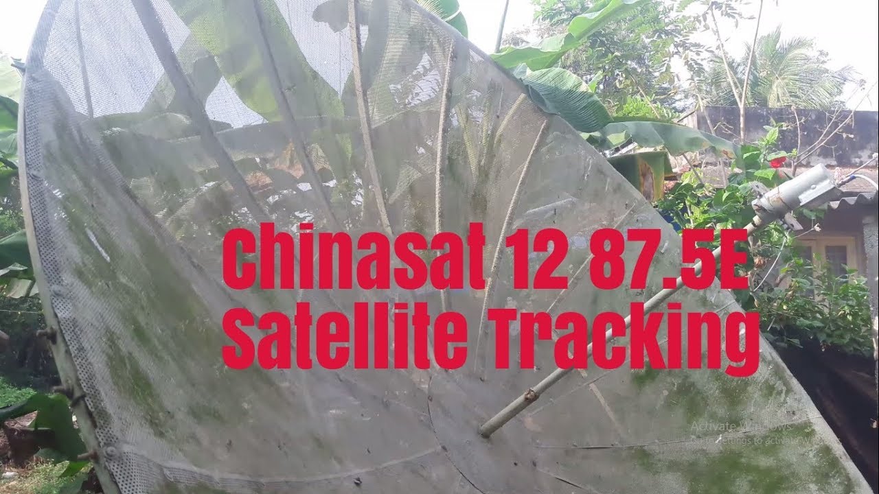 Chinasat 12 87.5E satelliteTracking - YouTube
