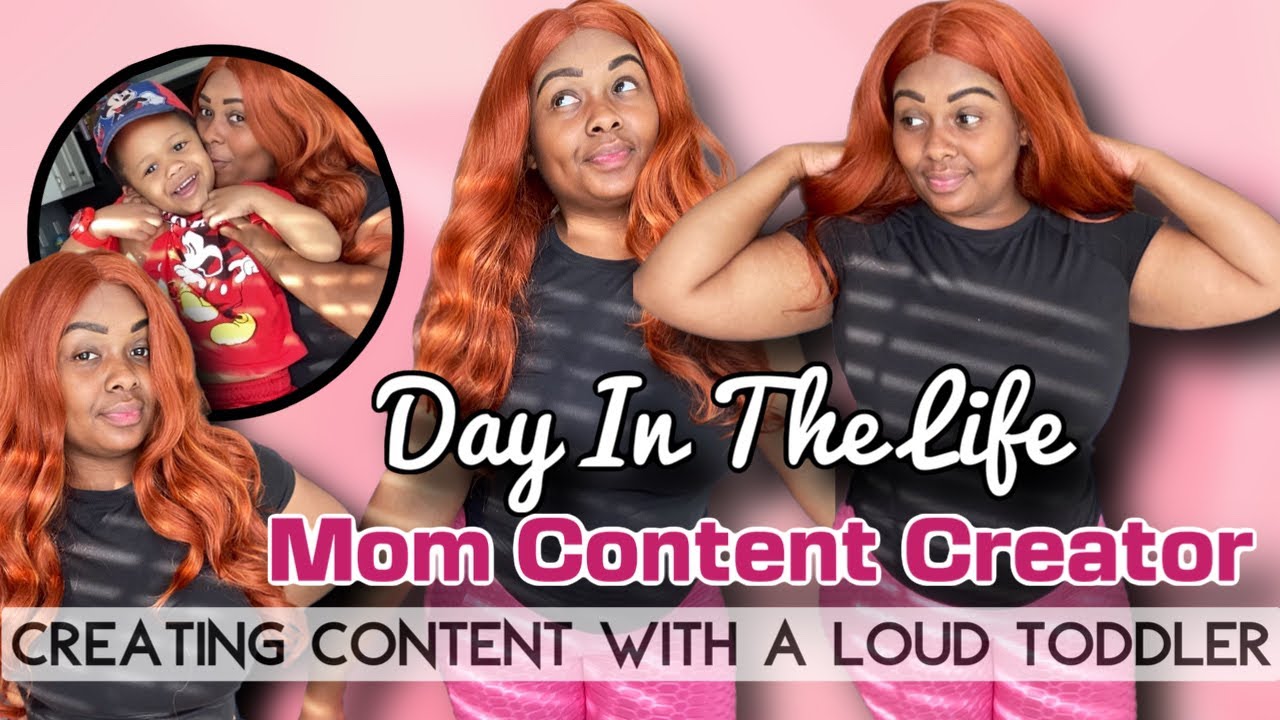 DITL OF A MOM CONTENT CREATOR| How I create content with a toddler ...