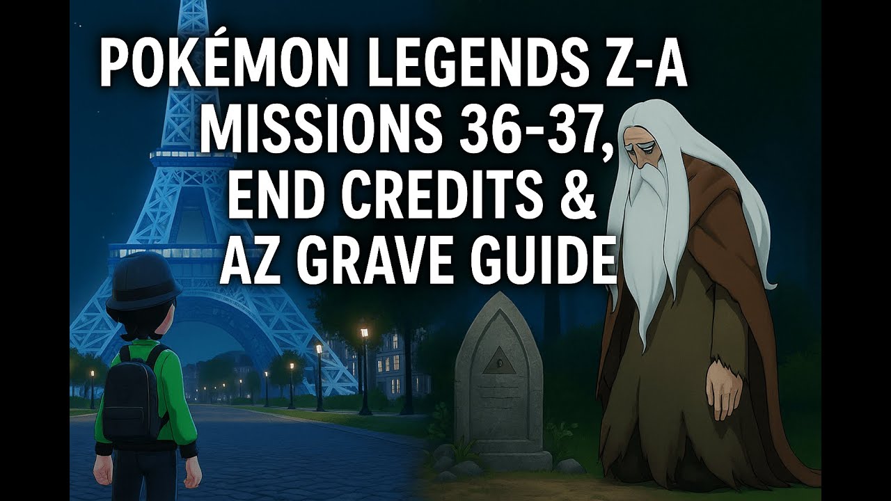 Pokémon Legends Z-A Missions 36-37 | Prism Tower, Operation Protect ...