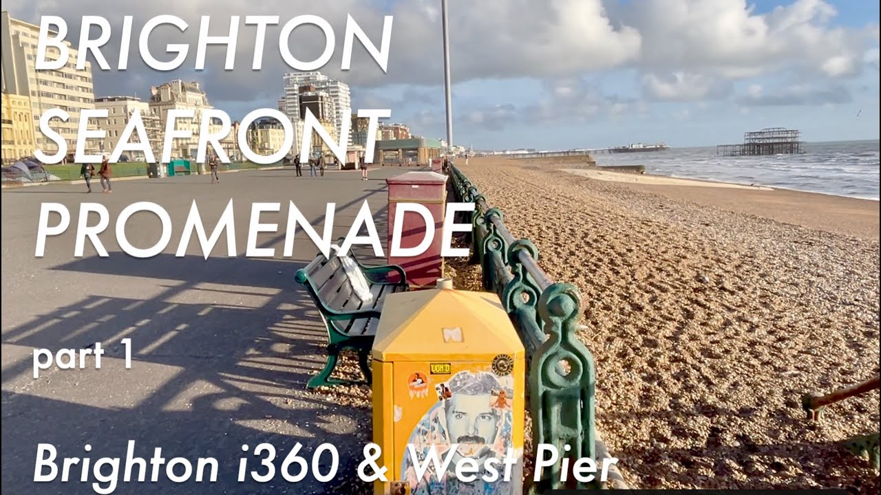 WALKING BRIGHTON / Walk.02 - Seafront Promenade Part1 from Adeleide ...