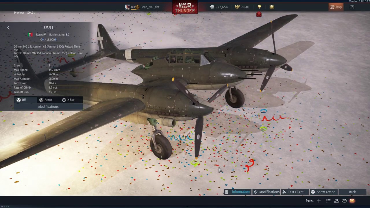 Savoia-Marchetti SM.91 : Italian Plane The Dev Server with Update 1.85 ...