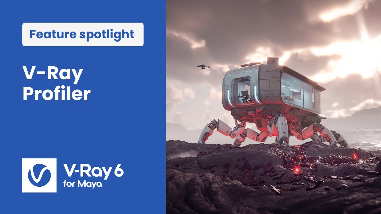 V-Ray 6 for Maya — Optimizing scenes for faster rendering with V-Ray Profiler - YouTube