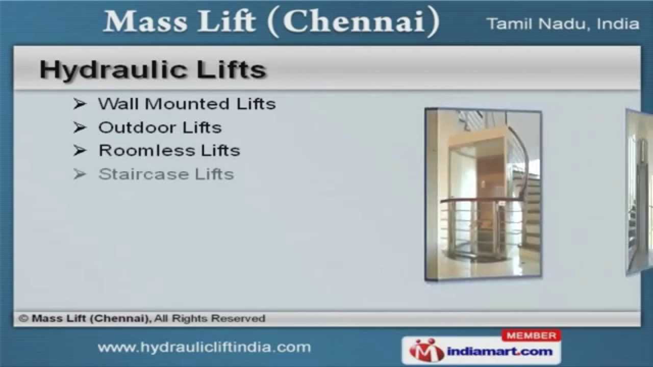 Lifts & Elevators by Mass Lift (Chennai), Chennai - YouTube