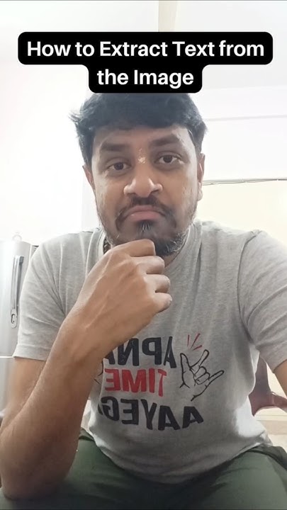 How to Extract Text from the Image - YouTube