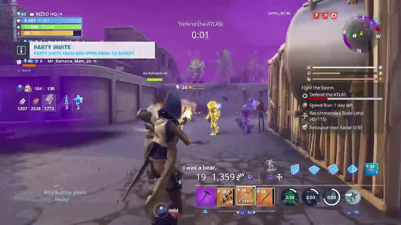 Fortnight save the world fun - YouTube