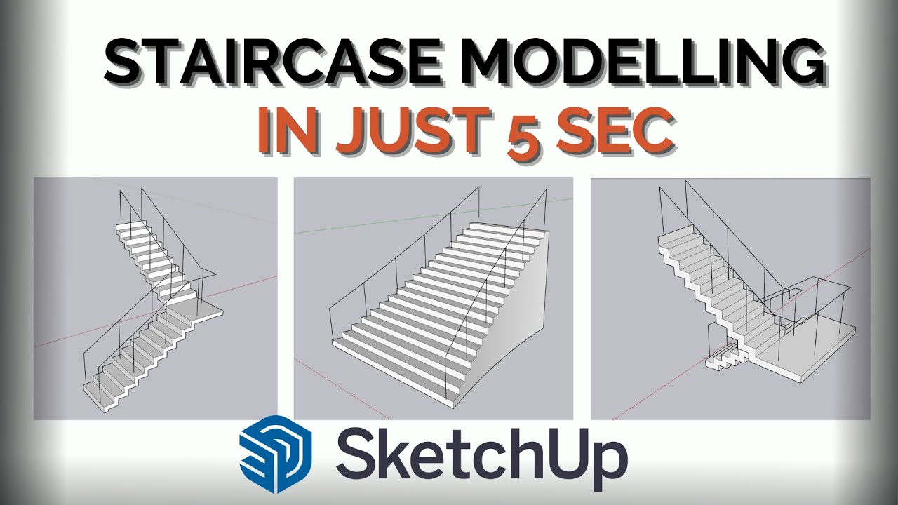 Stair Modelling in just few clicks for SketchUp - YouTube