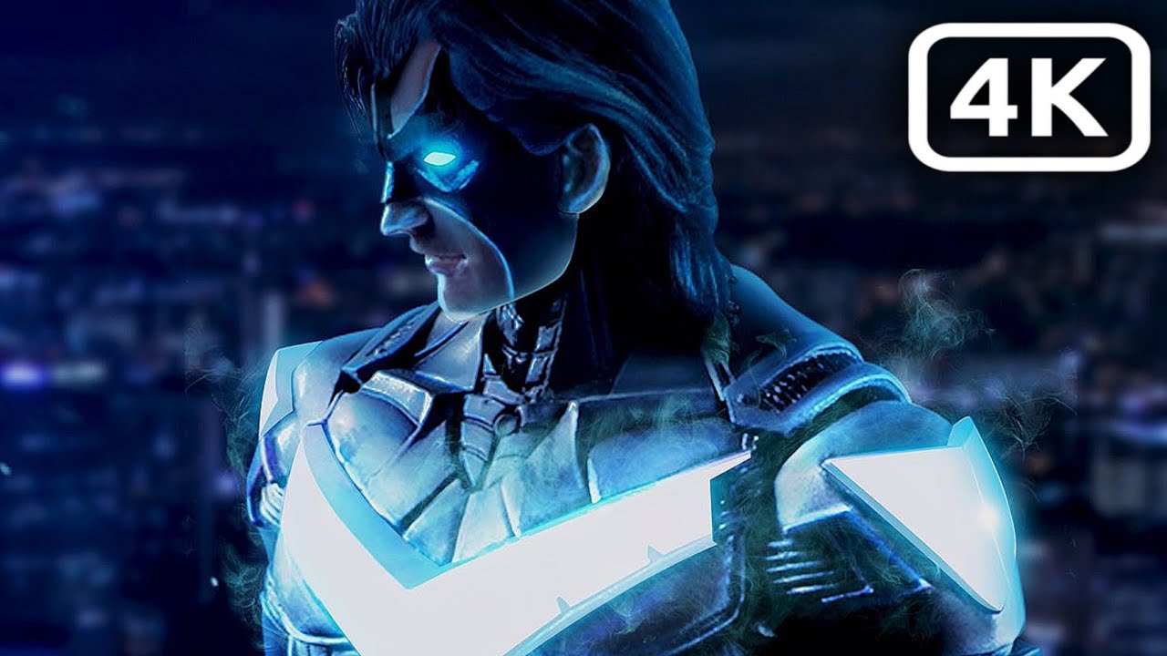 Nightwing Epic Takedowns - Arkham Knight (4K) - YouTube