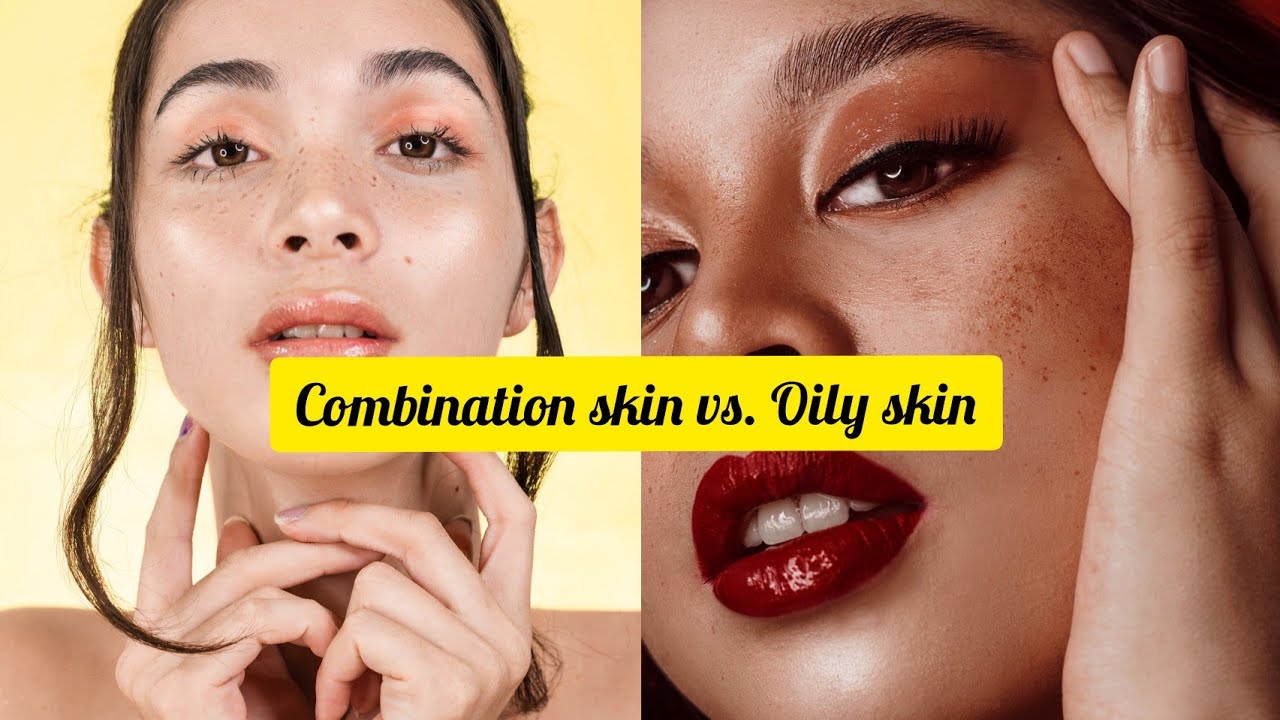 Combination vs. oily skin under microscope🔬 - YouTube